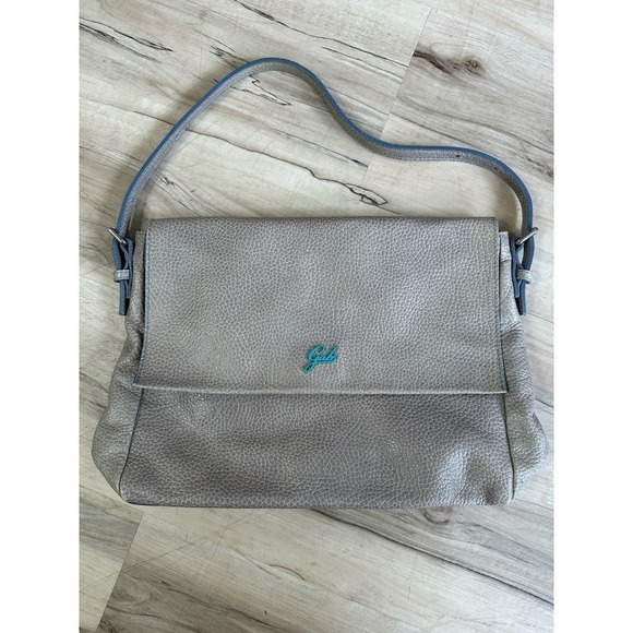 Gabs | Bags | Gabs Pebbled Leather Grey Shoulder Bag | Poshmark